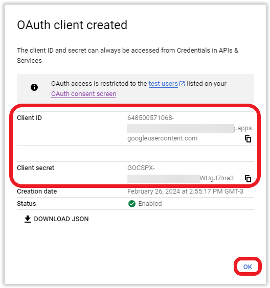 Configure Single Sign-On using Google Cloud with OAuth